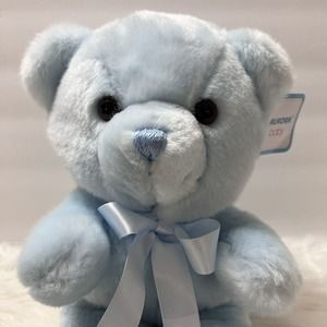 Aurora | Toys | Aurora World Baby Boy Blue Teddy Bear Sitting Plush ...